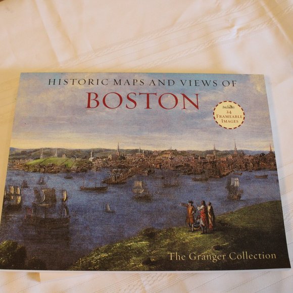 Other | Historic Maps And Views Of Boston 24 Frameable Maps And Views ...
